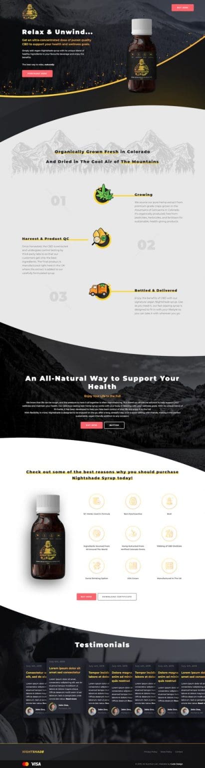 Nightshade Project | Cude Design