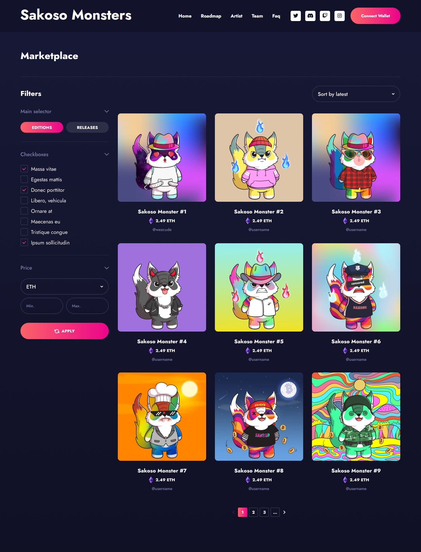 Sakoso Monsters - Cude Design Limited